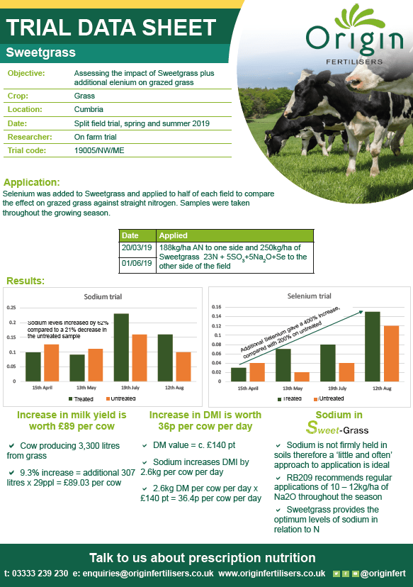 Sweetgrass - Origin Soil Nutrition